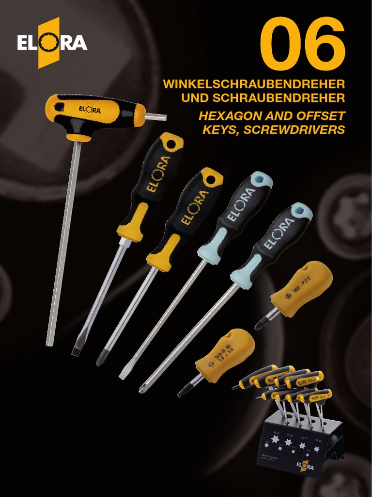 Elora Katalog Screwdrivers | Mechanical Engineering | Tools