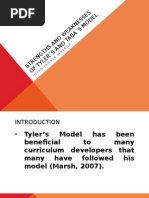 Ralph Tyler's Curriculum Model | PDF | Curriculum | Learning