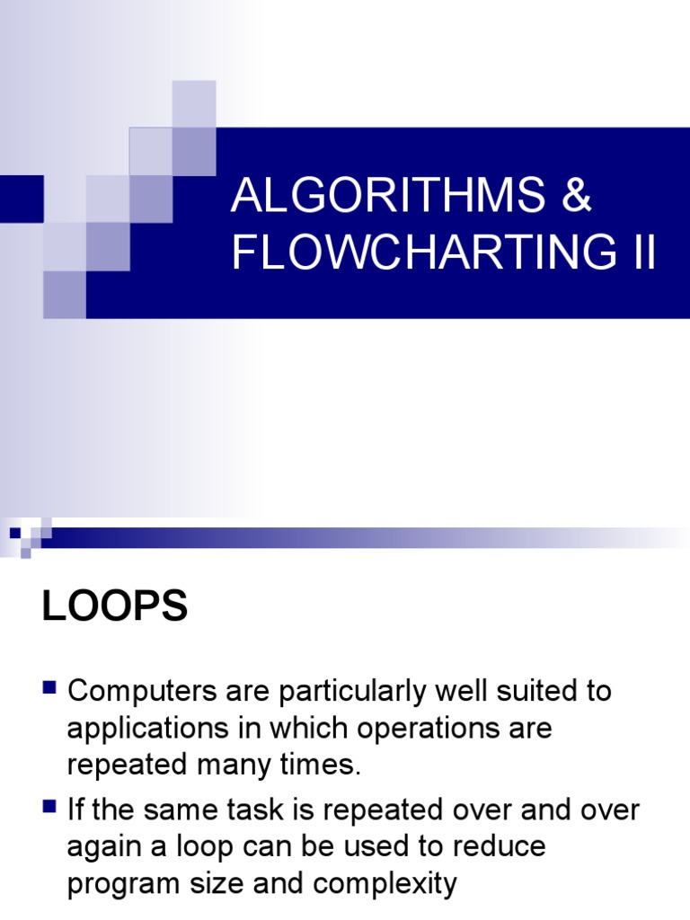 Algorithms and Flowcharts 2 | PDF | Algorithms | Control Flow Algorithms and Flowcharts 2 | PDF | Algorithms | Control Flow