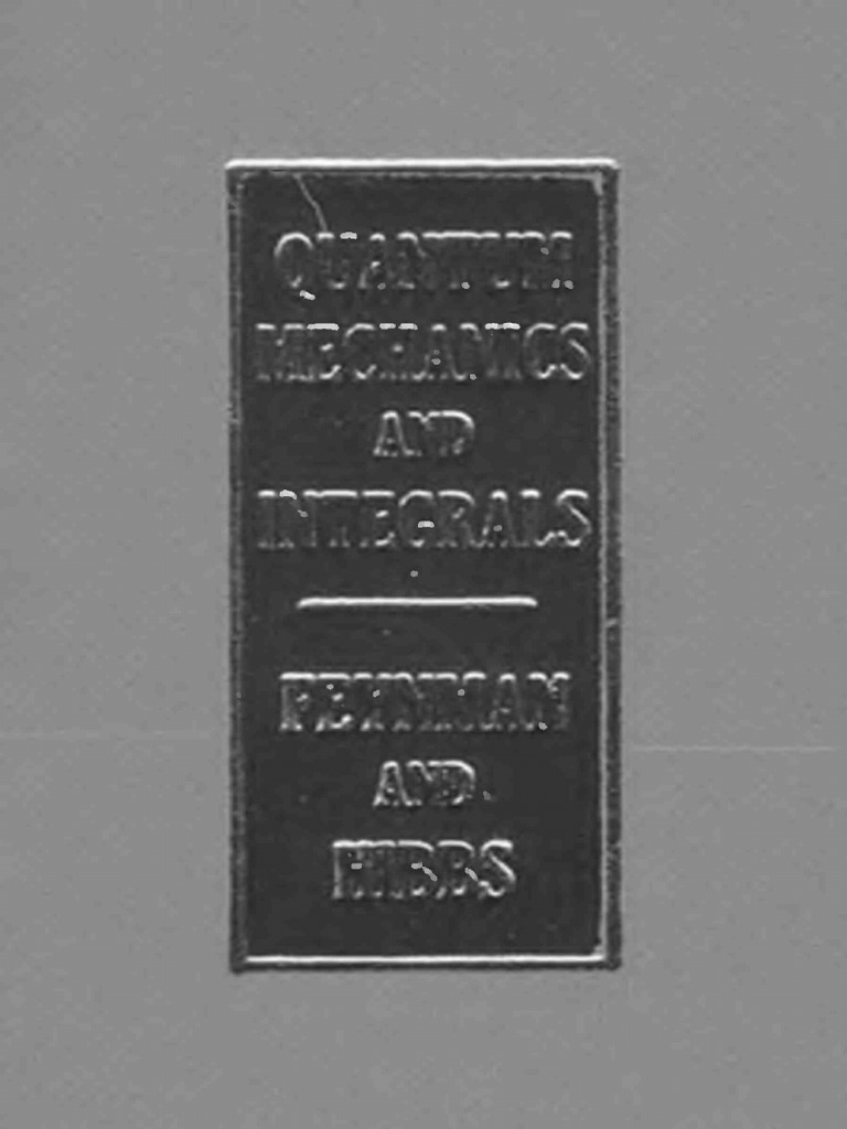 R. Feynman, A. Hibbs - Quantum Mechanics and Path Integrals | PDF