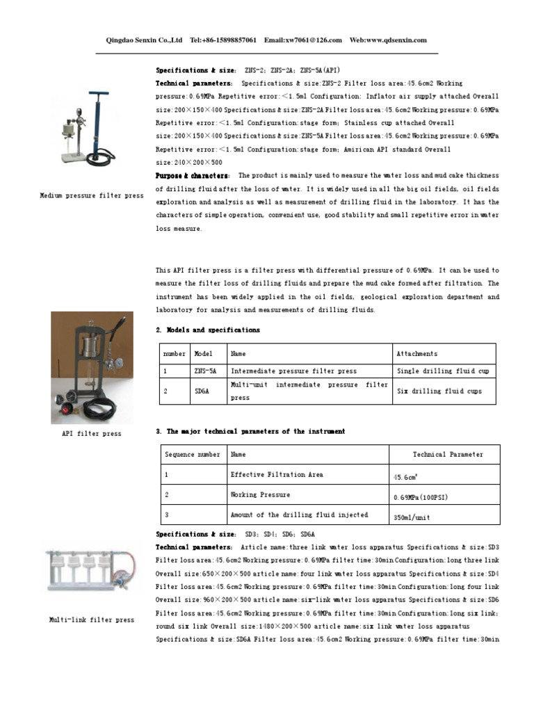 Catalog of Slurry Testing - Equipments | PDF | Permeability (Earth ...