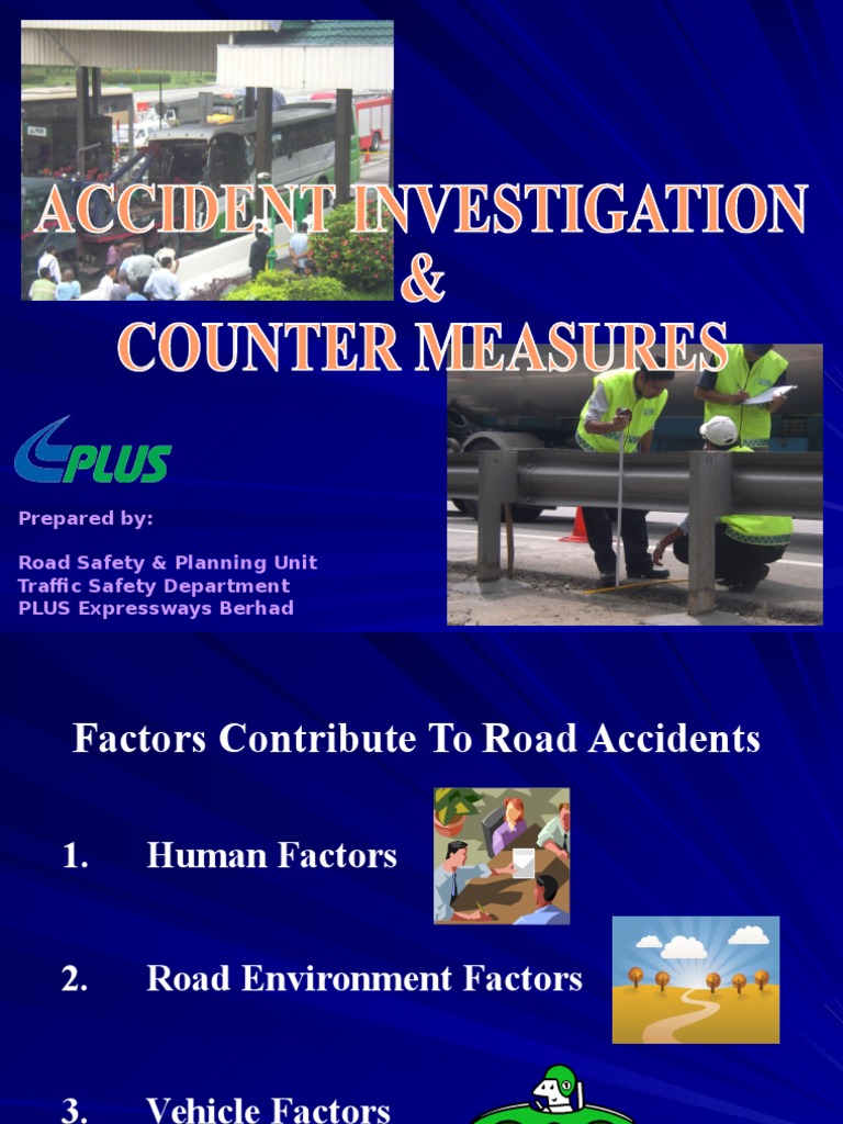 Accident Investigation & Counter Measures | Download Free PDF | Traffic ...