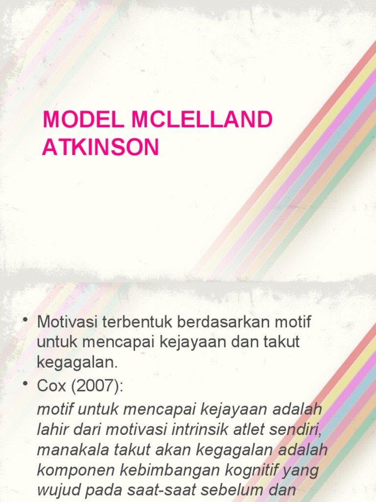 Model Mcclelland Dan Atkinson | PDF