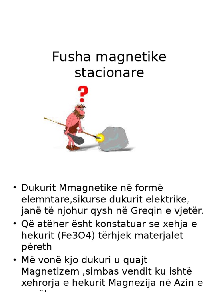 Fusha Magnetike Stacionare | PDF