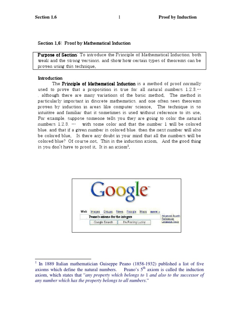 Proofby Mathematical by Mathematical Induction PDF | PDF | Mathematical ...