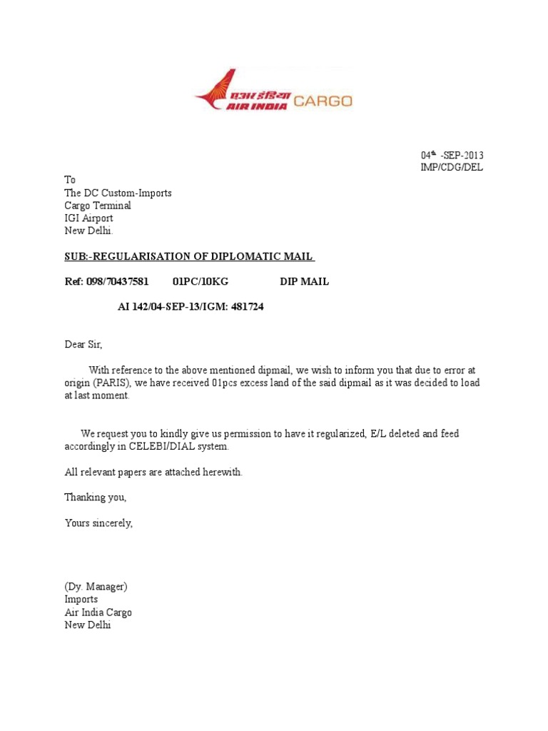 Regularization Request for Dipmail | PDF