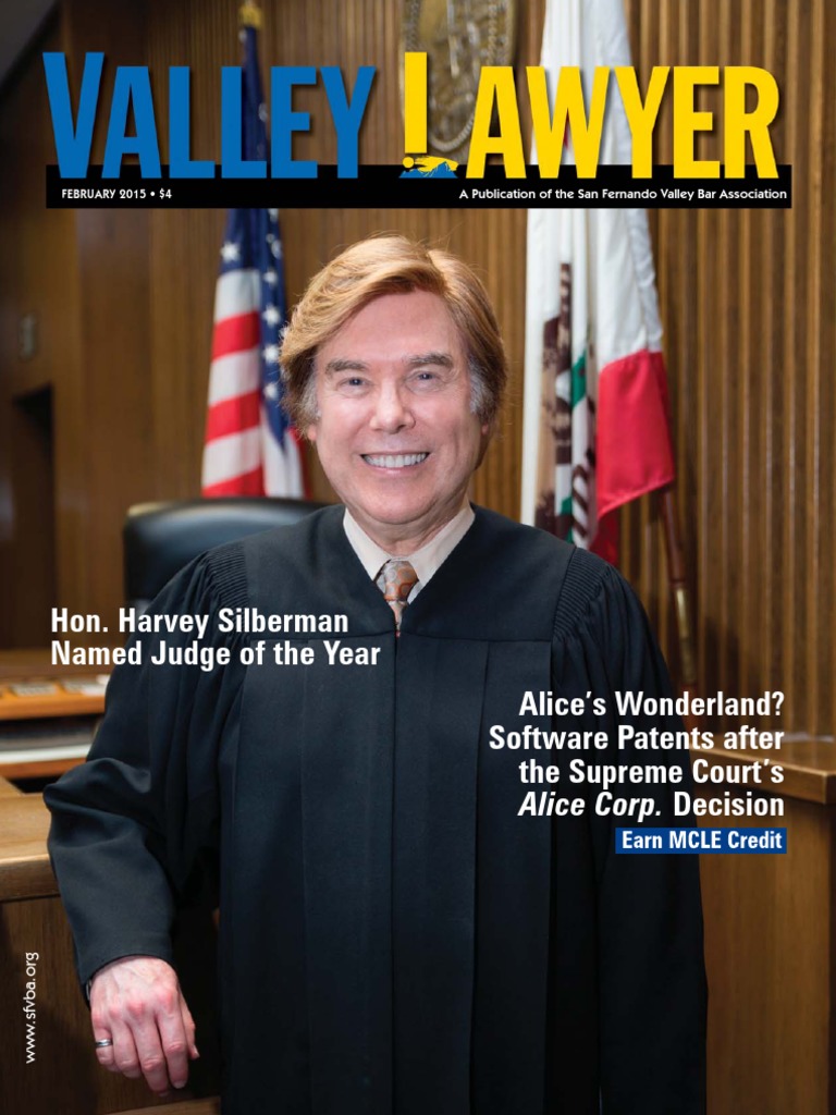 Hon. Harvey Silberman Named Judge of The Year | PDF | Judge | Lawyer