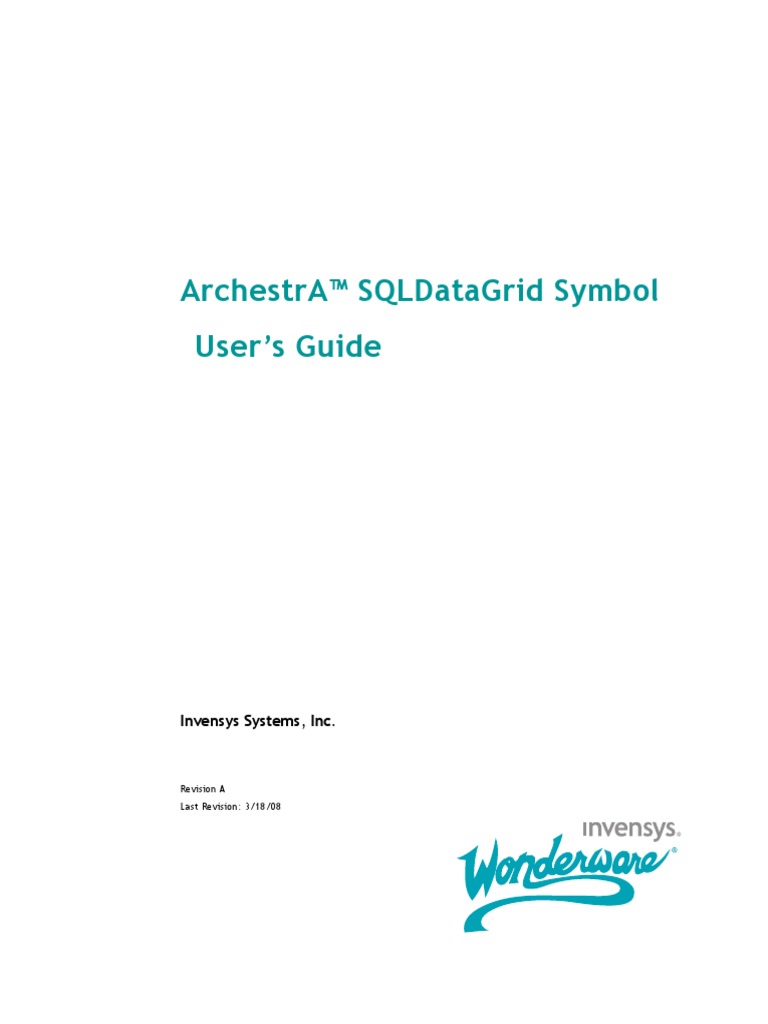 SQL Data Grid Users Guide | PDF | Sql | Databases