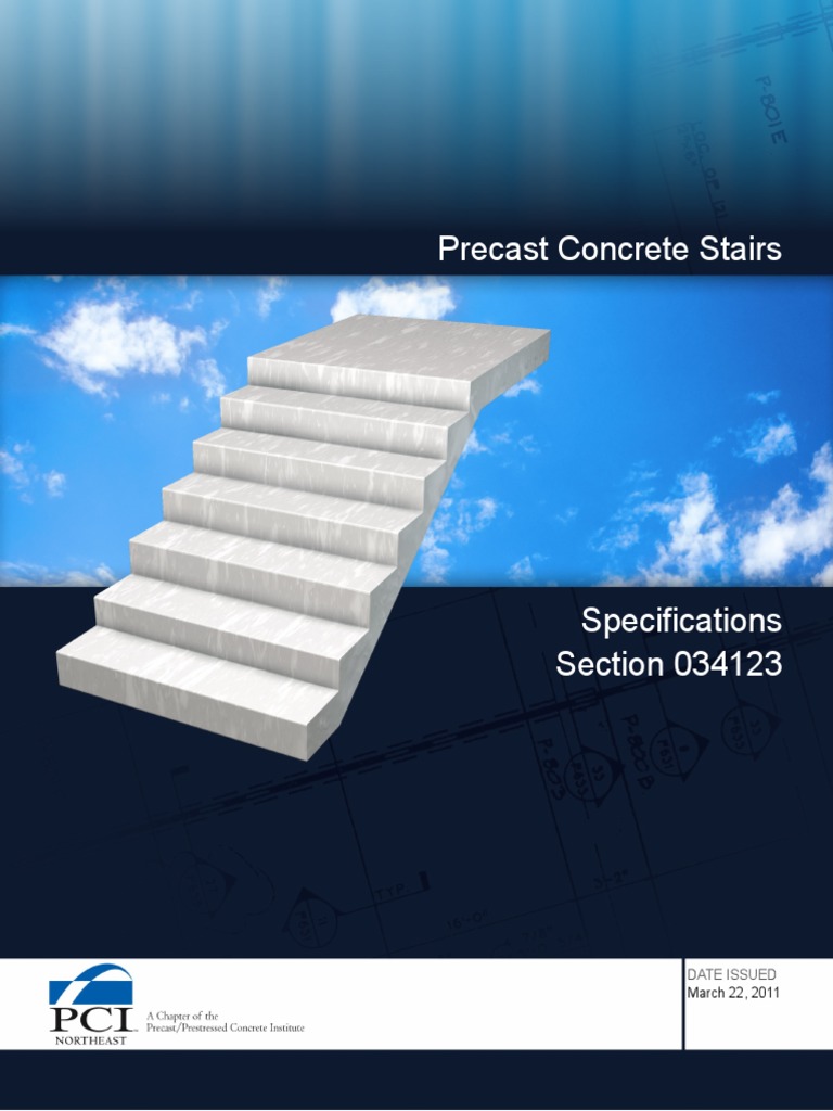 Precast Concrete Stairs Specification 3-22-11 | PDF | Precast Concrete ...