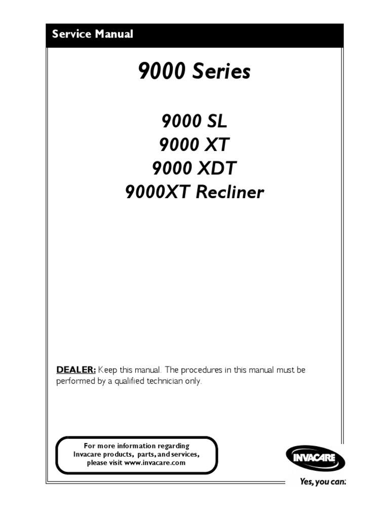 Invacare 9000 Series User Manual | PDF | Wheelchair | Tire