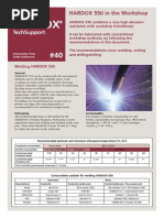 Hardox 450 Technical Data Sheet | PDF | Engineering Tolerance | Welding