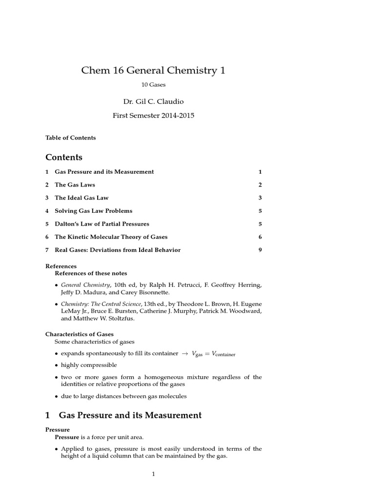 10 Gases 2b PDF | PDF | Gases | Pascal (Unit)