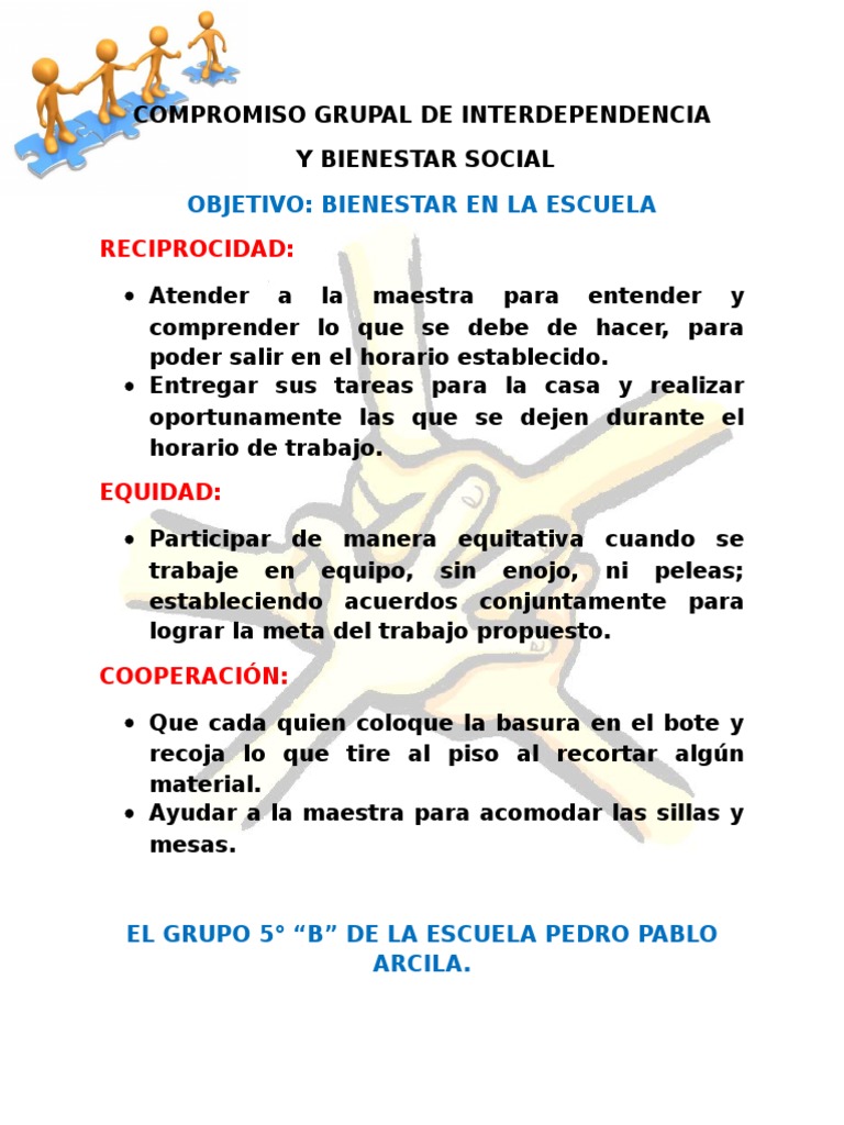 Compromiso Grupal de Interdependencia | PDF