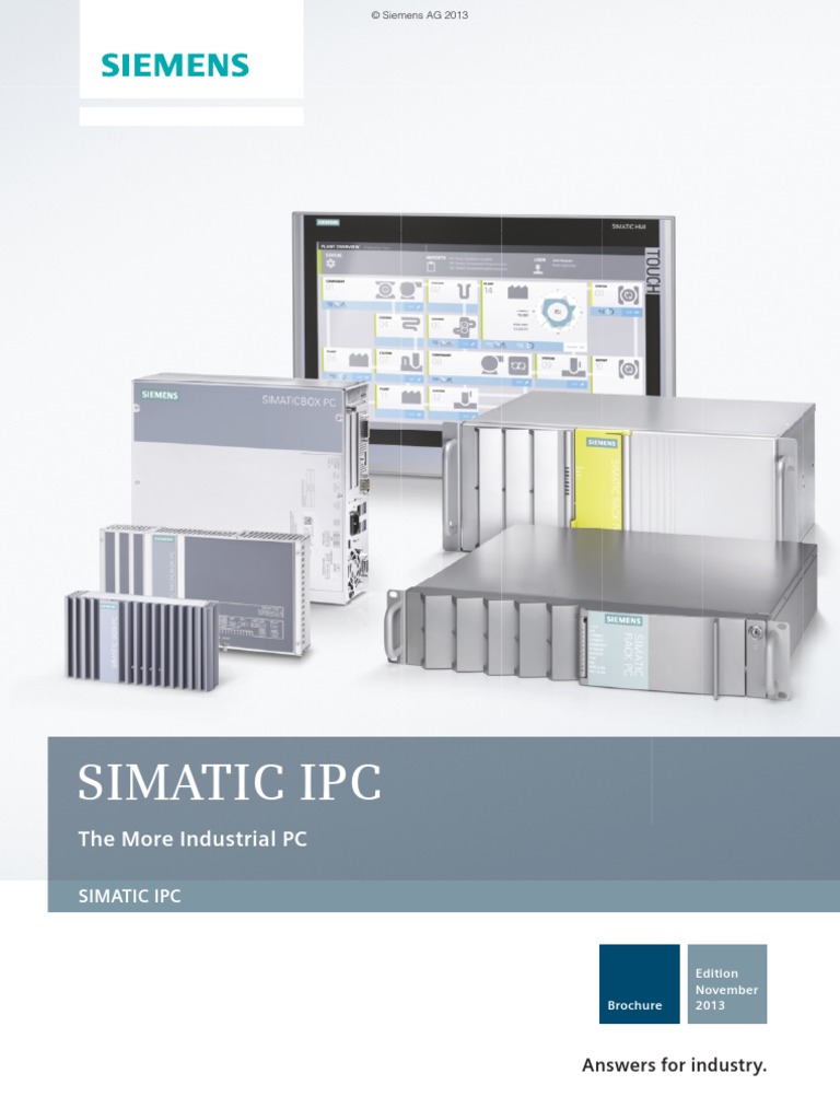 Brochure Simatic Industrial PC en | PDF | Solid State Drive | Personal ...