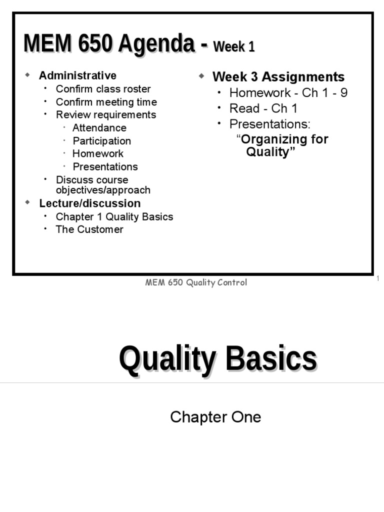 Quality Basics | PDF | Quality Assurance | Quality (Business)