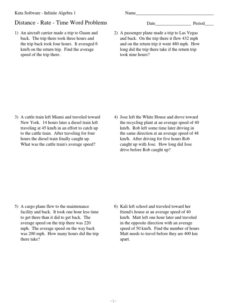 distance-rate-time-word-problems-2-pdf-pdf-speed-industries