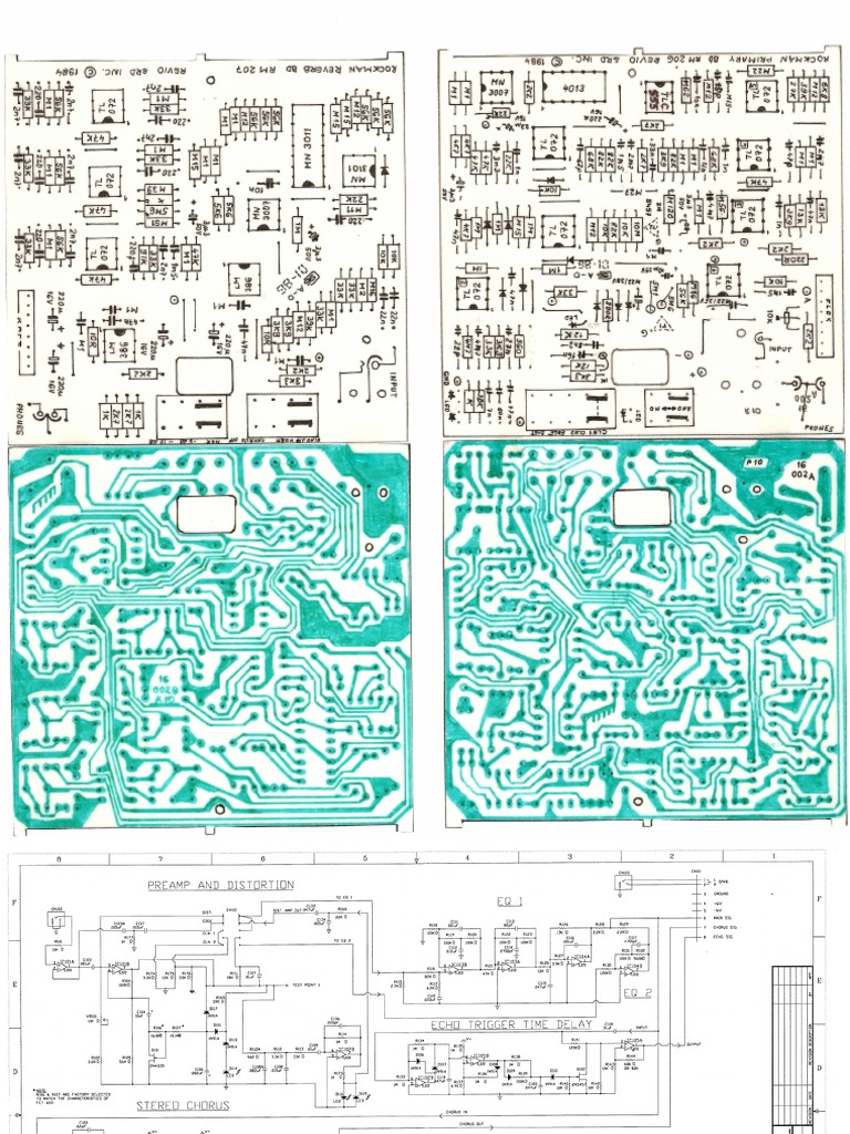 Rockman X100 and Soloist Schematics | PDF | Magnet | Components