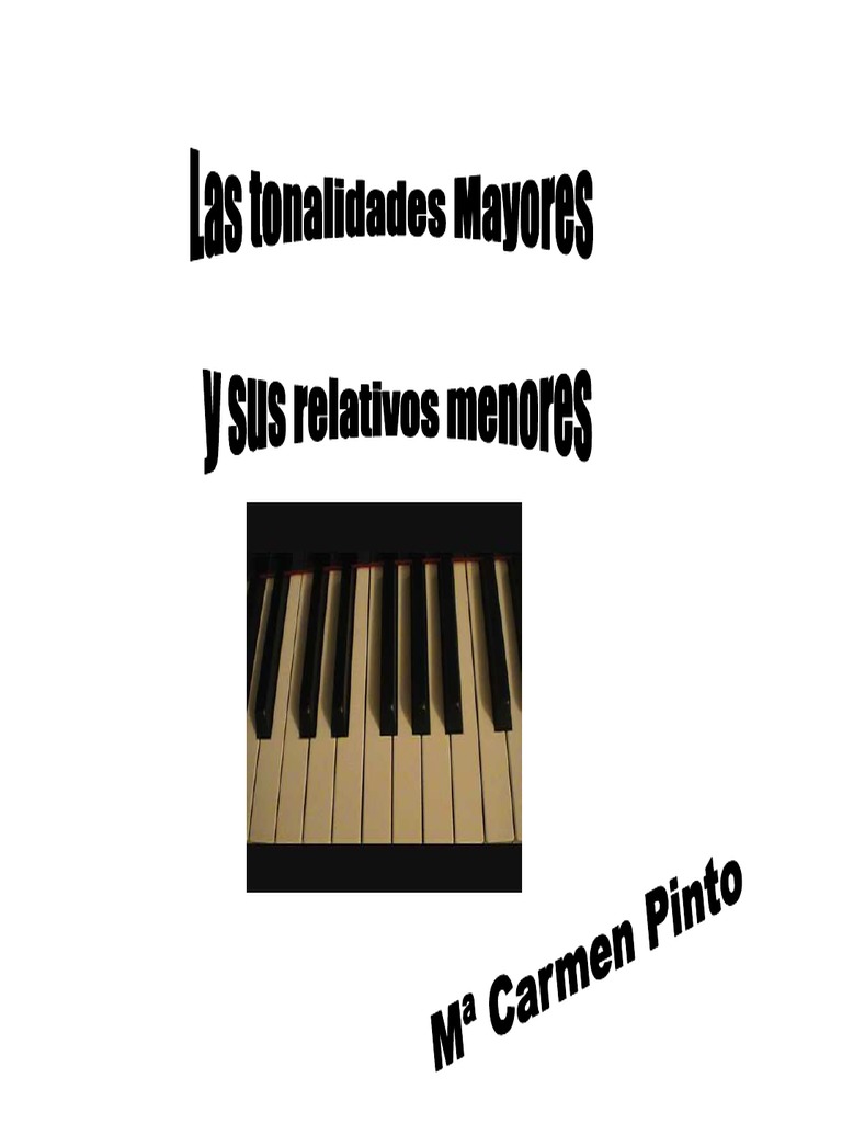 Tonalidades Myores y Sus Relativos Menores | PDF | Escalas musicales ...
