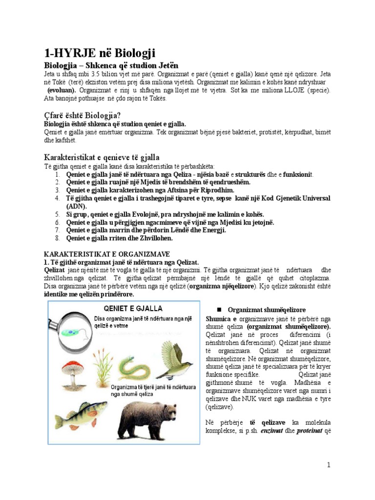 Biologji | PDF