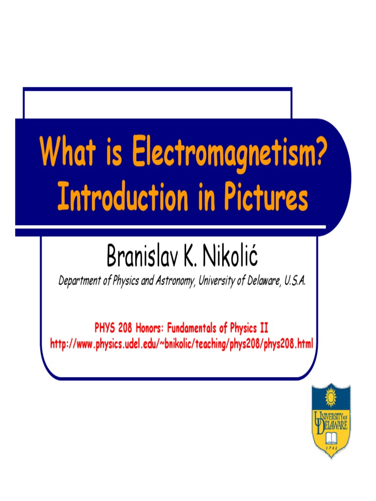 Understanding Electromagnetism Basics | PDF