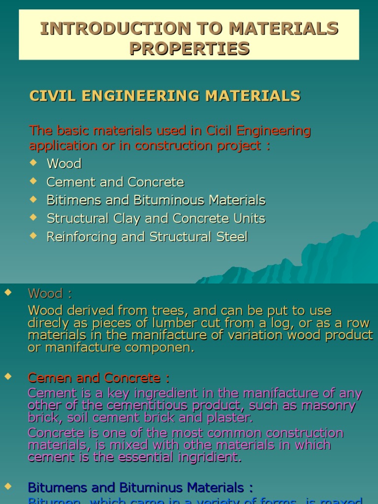 Materials Properties | PDF | Deformation (Engineering) | Yield ...