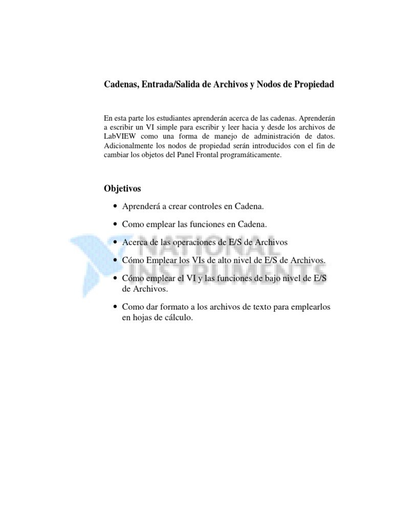 Property Node Labview | PDF