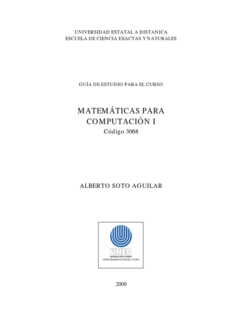 Matematicas para La Computacion | PDF | Conjunto (Matemáticas) | Secuencia Matematicas para La Computacion | PDF | Conjunto (Matemáticas) | Secuencia