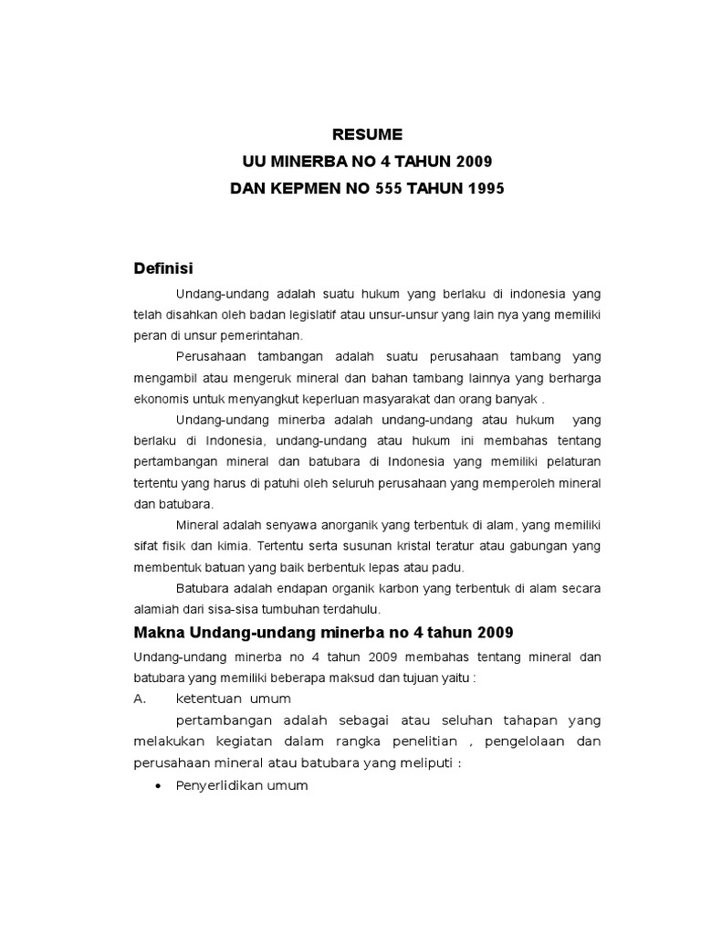 RESUME Undang | PDF