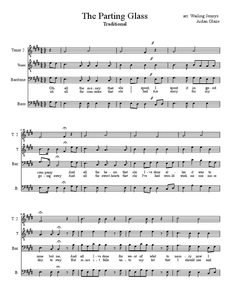 The Parting Glass | PDF