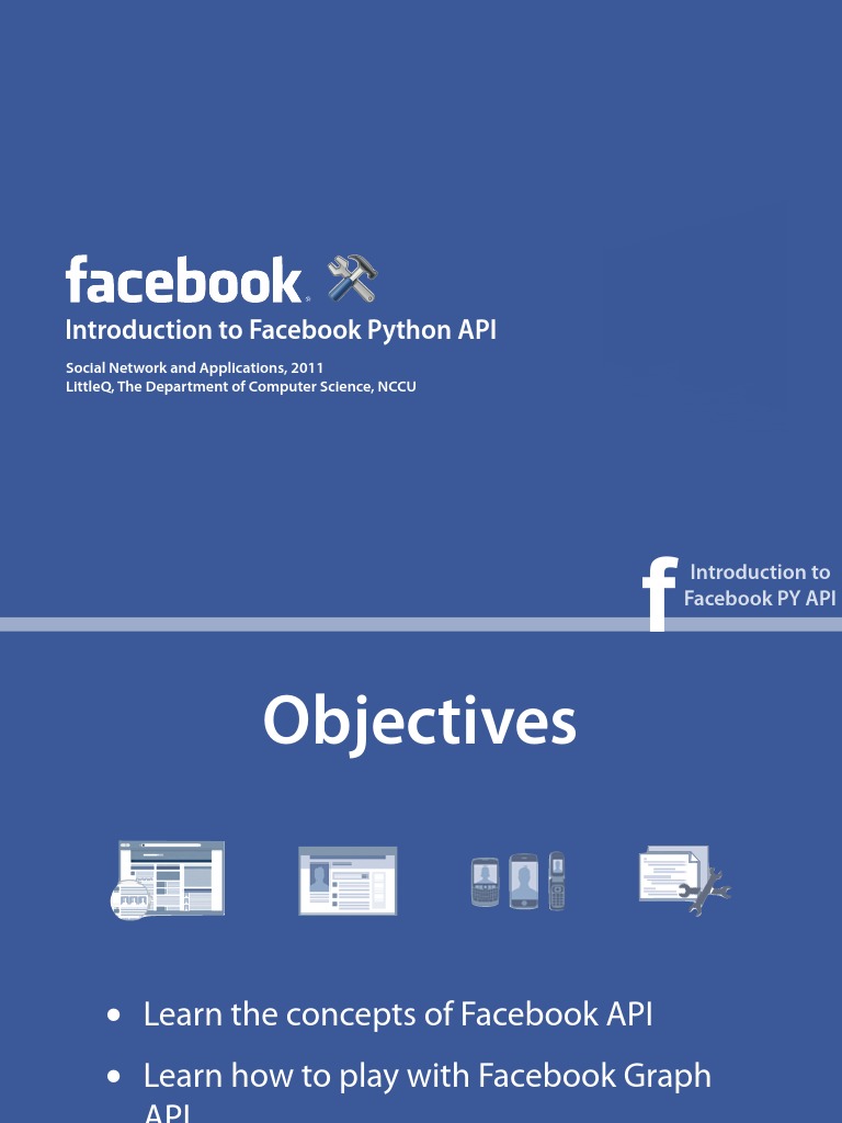 Facebook Python Api | PDF | Application Programming Interface | Facebook