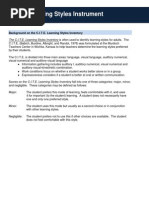 Perceptual Learning Style Preference Questionnaire | PDF | Learning ...