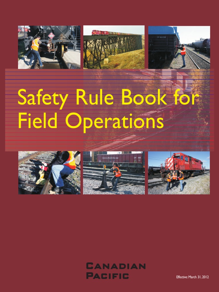 CP Safety Rule Book 2012 | PDF | Occupational Safety And Health | Safety