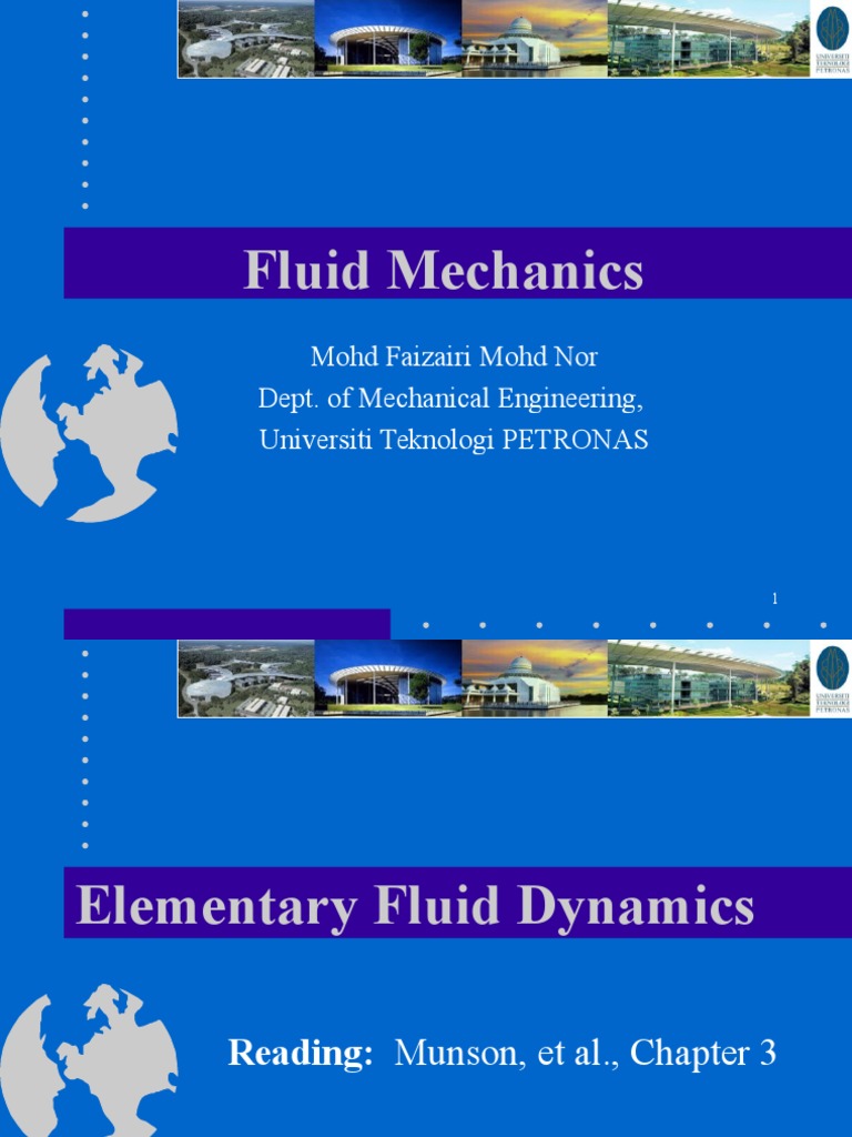UTP - Fluid Mechanics Course - September 2012 Semester - Chap 3 ...