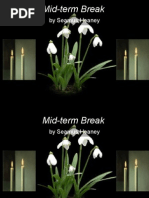 Mid-Term Break: by Seamus Heaney | PDF | Poetry | Essays