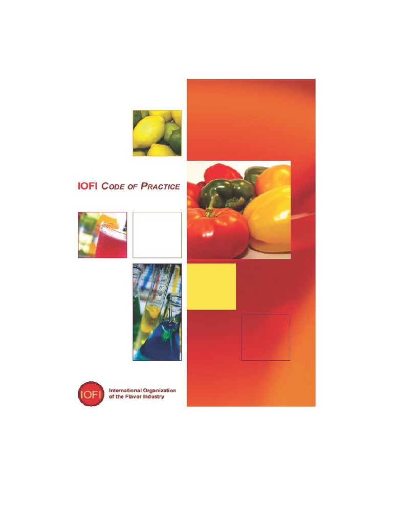 IOFI Code V1 3 GA Approved | PDF | Flavor | Intellectual Property