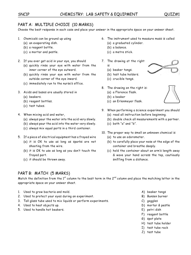 Lab Safety & Equipment | Laboratories | Dangerous Goods