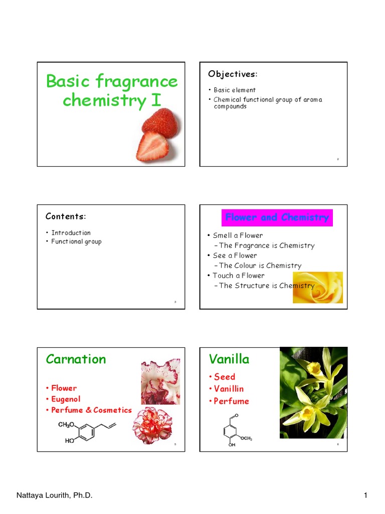 Basic Fragrance Chemistry | PDF | Chemical Bond | Chemical Elements