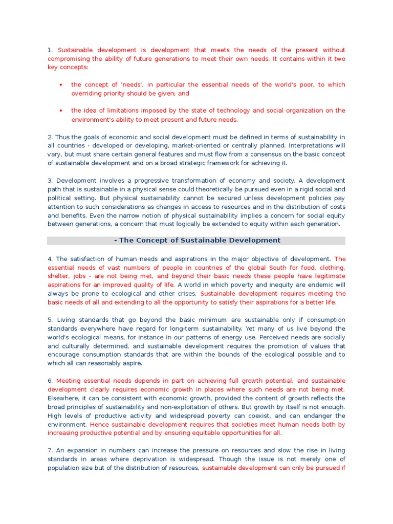 Brundtland Report | PDF | Sustainability | Sustainable Development