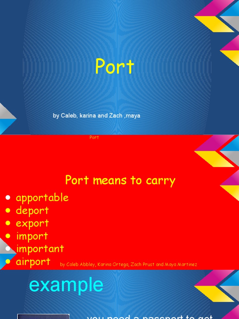 Understanding Ports and Transportation | PDF