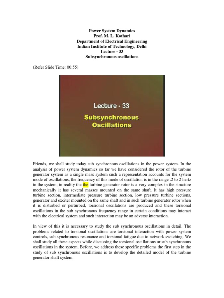 Lec 33 Pdf Eigenvalues And Eigenvectors Normal Mode 