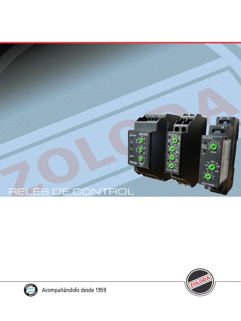 Reles de Control | PDF | Relé | Bienes manufacturados
