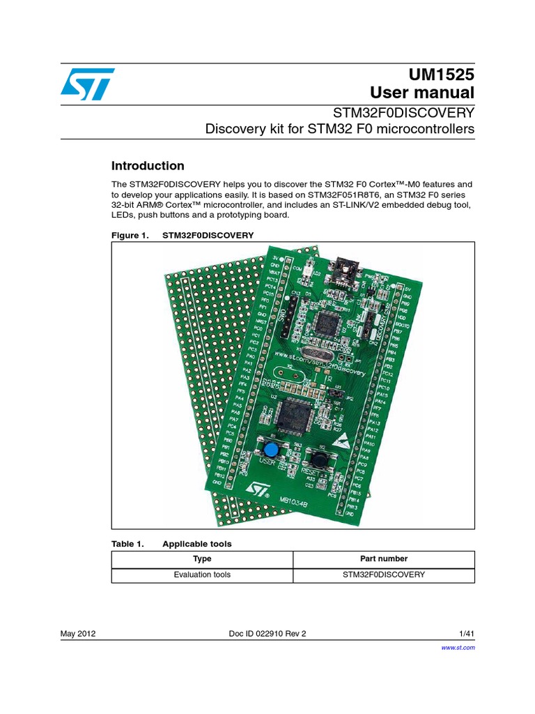 STM32F0 User Manual | Download Free PDF | Trademark | Electronic ...
