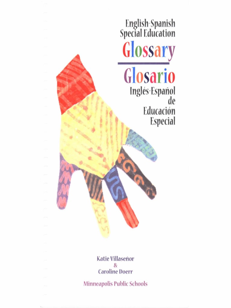 Special Ed Glossary for Translators | PDF | Special Education ...