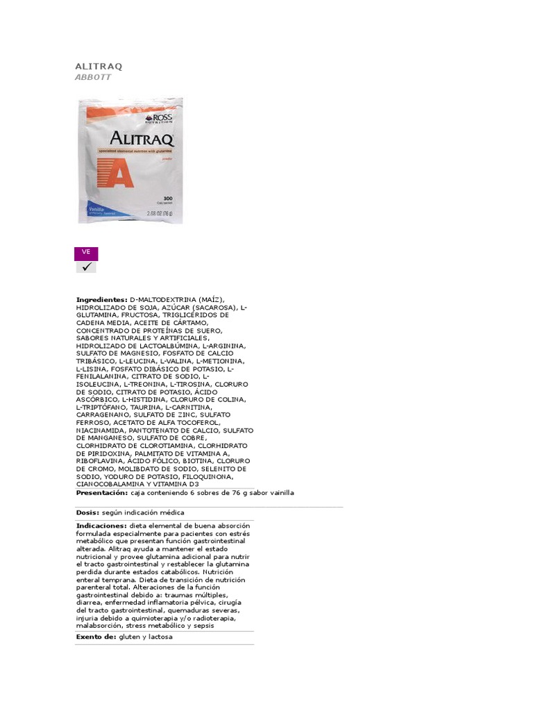 ALITRAQ | PDF | Vitamina | Magnesio