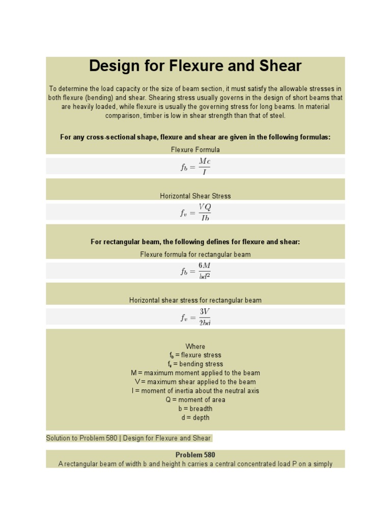 Strength of Materials by F L Singer 4 Ed Solutions | PDF | Bending ...