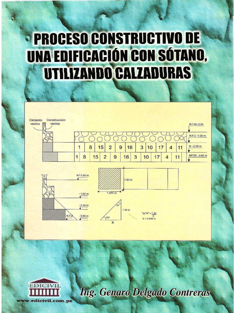 Proceso Constructivo de Una Edificacion Con Sotanos, Utilizando Calzaduras - MG. ING. GENARO ...
