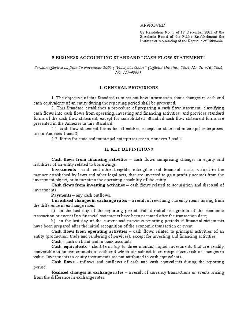 Cash Flows Cheat Sheet | PDF | Cash Flow Statement | Investing