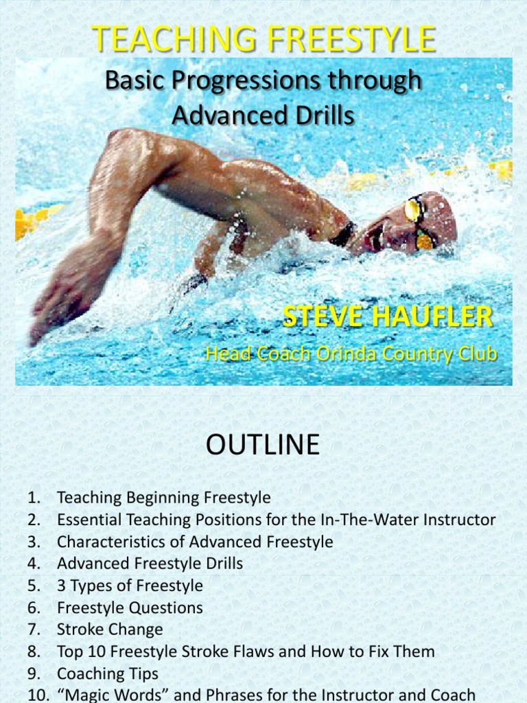 Teaching Freestyle | Download Free PDF | Human Swimming | Hand
