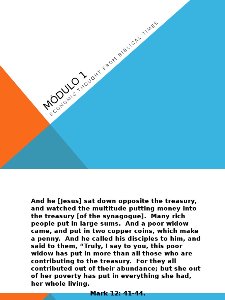 Biblical Economic Thought Overview | PDF | Wealth | Protestantism