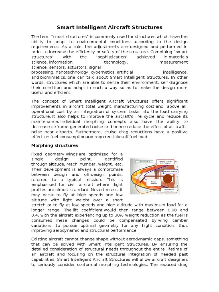 Smart Intelligent Aircraft Structures | PDF | Aerospace Engineering ...